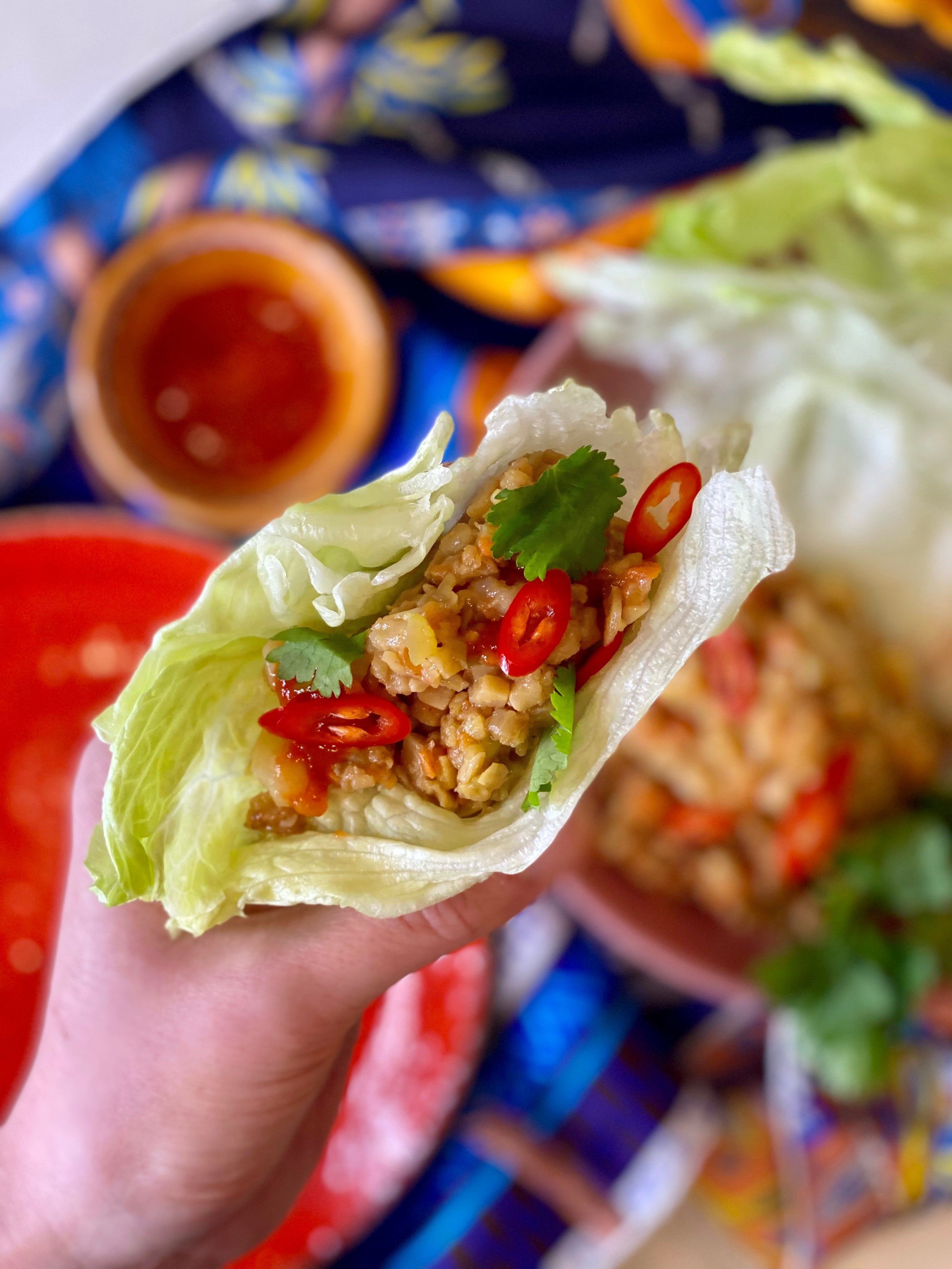 Minced Prawn with Lettuce Leaves – Reach My Kitchen