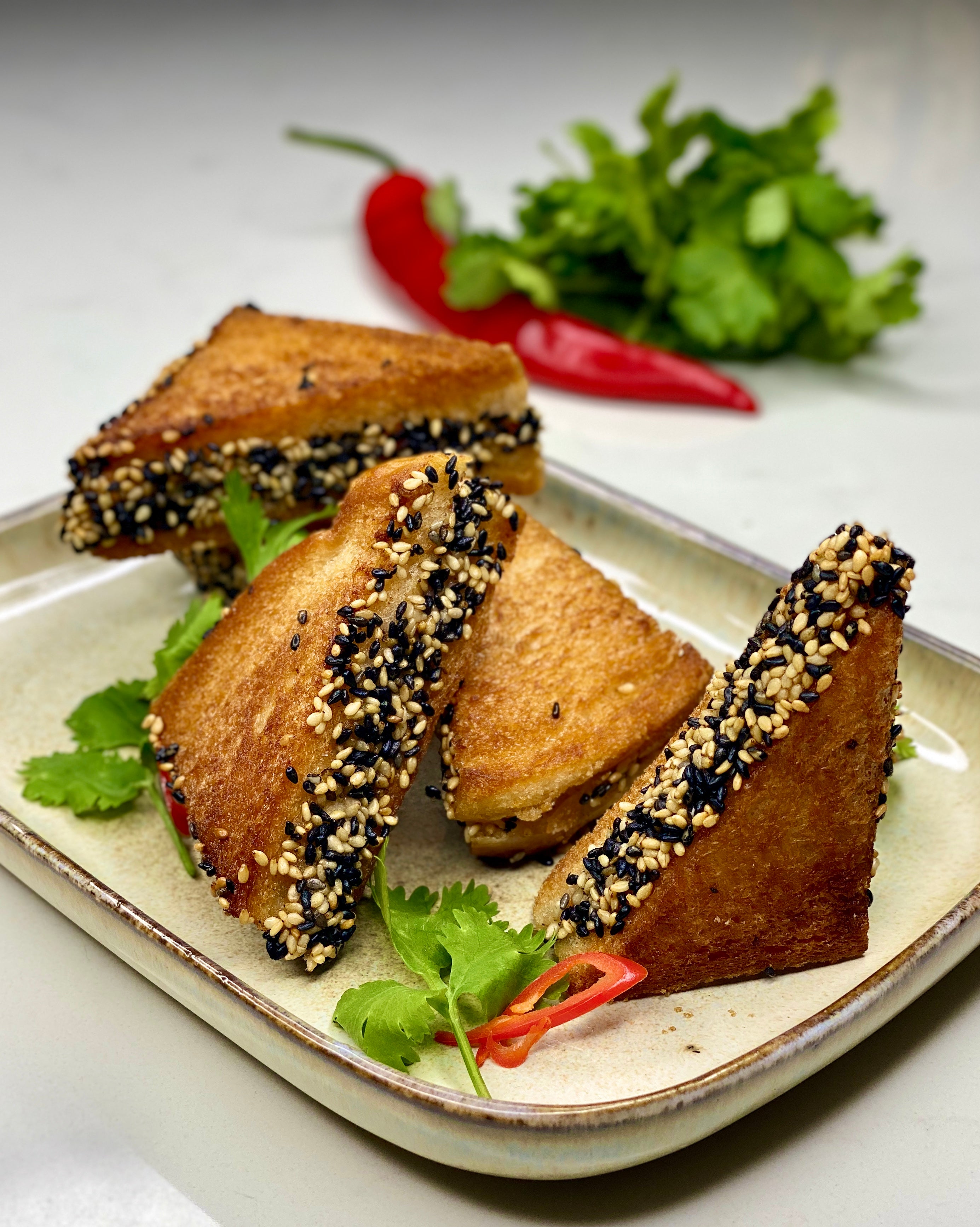 Sesame Prawn Toasts – Reach My Kitchen
